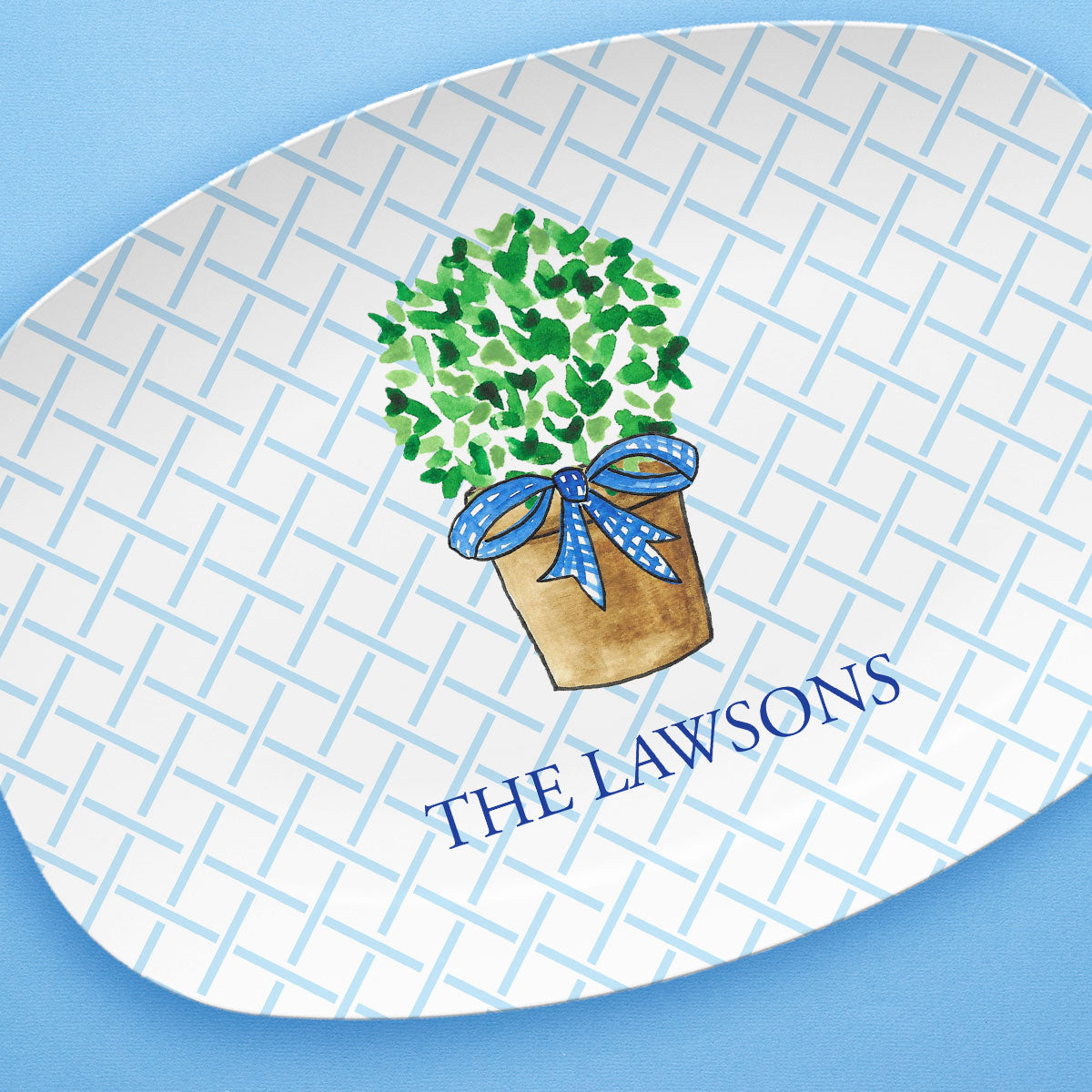 Monogrammed Serving Platters – Kelly Hughes Designs