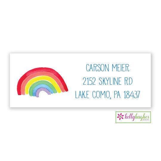 Camp Rainbow address label – Kelly Hughes Designs